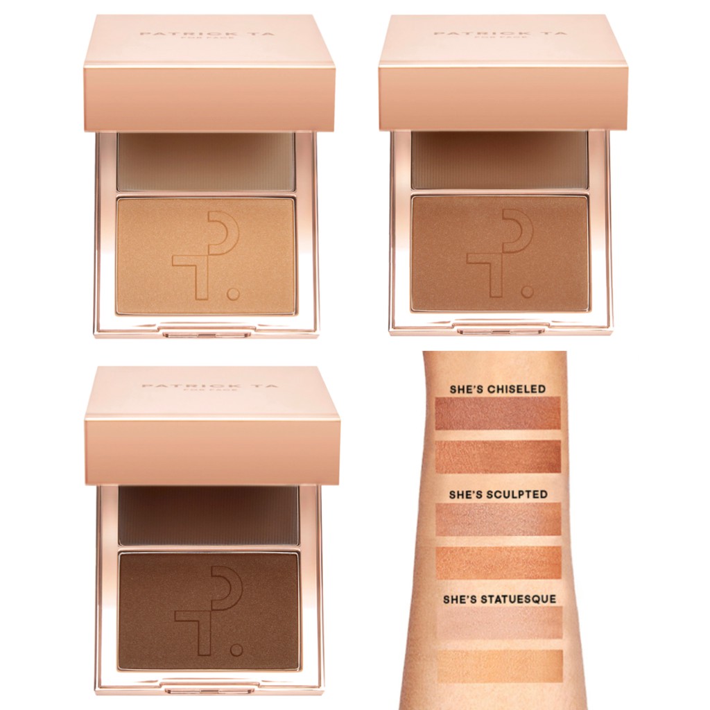 AUTHENTIC PATRICK TA Major Sculpt Crème Contour & Powder Bronzer Duo ...