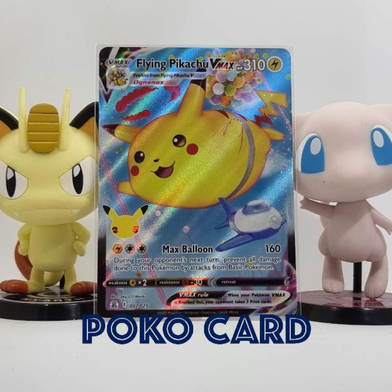 Flying Pikachu Vmax Edition CELEBRATIONS 25TH ANNIVERSARY English ...