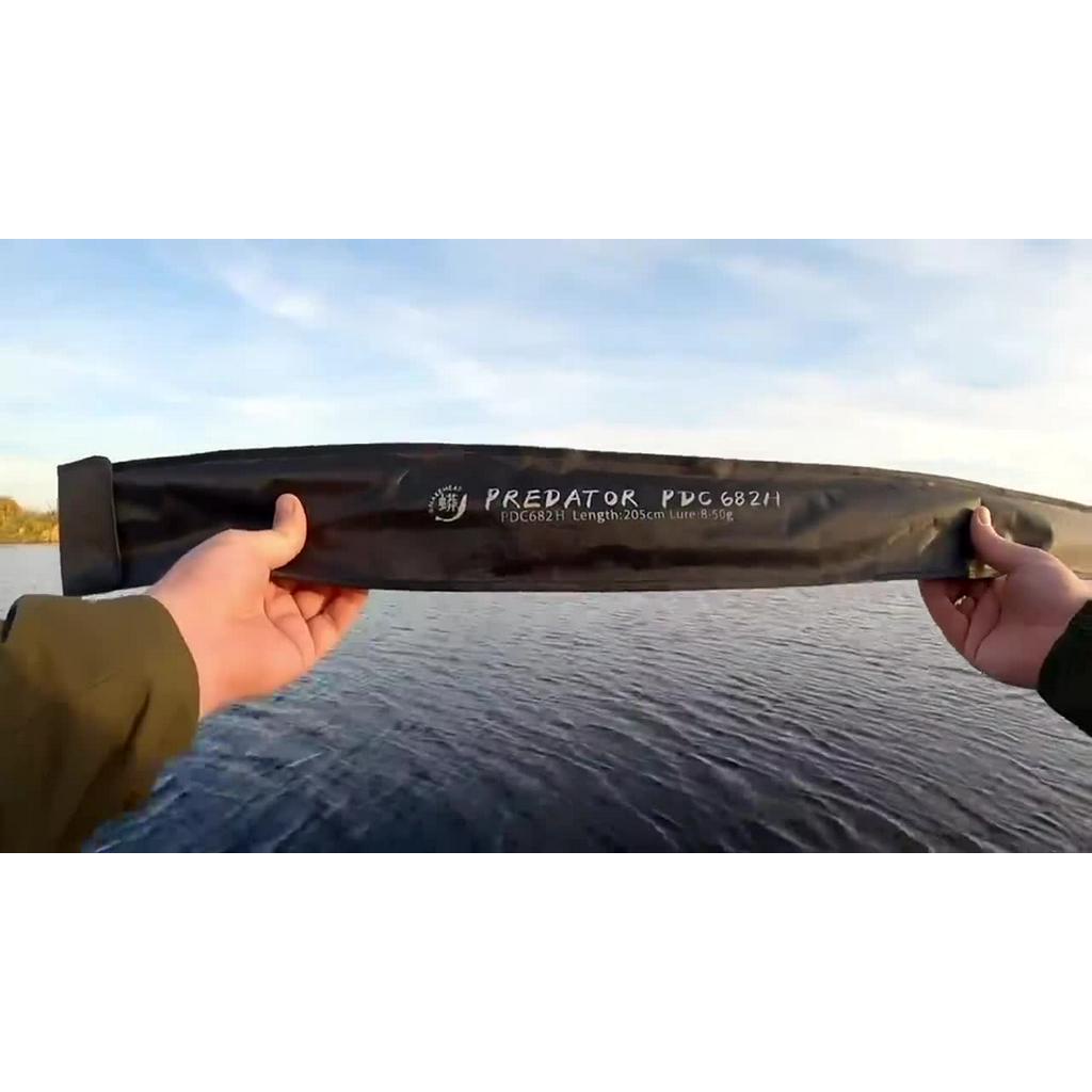 TEASER【PREDATOR】Heavy Baitcasting Carbon Fishing Rod 6'8 2.05m 7’8 2 ...