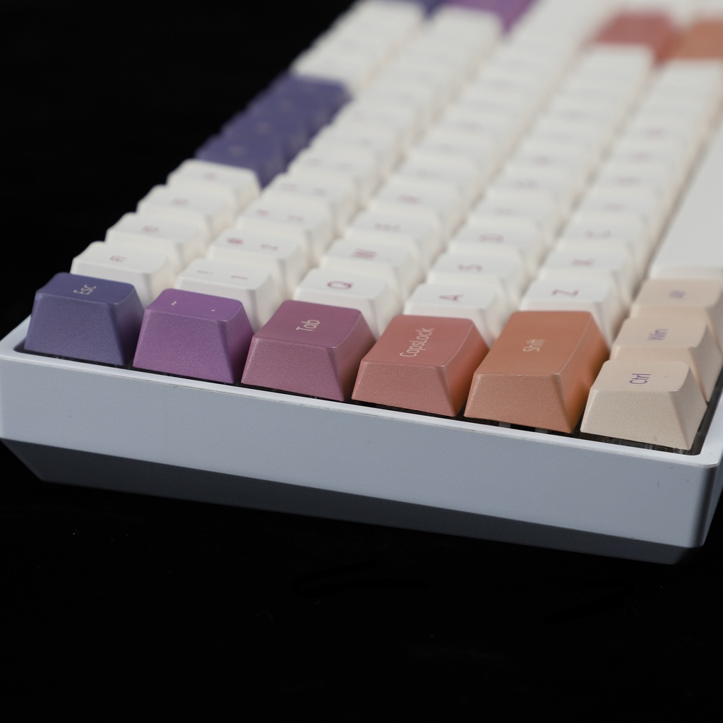 YMDK Smoke Cloud Keycaps Cherry Profile 143 Keys Dye Sub Thick PBT 5 ...