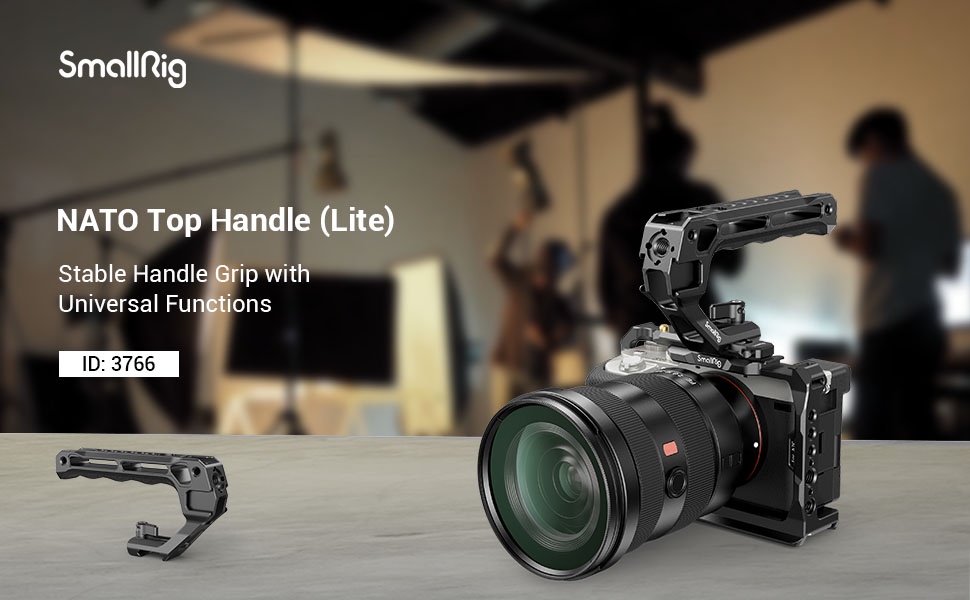 SmallRig Camera Top Handle for Any Accessories Features NATO Rail（Lite ...