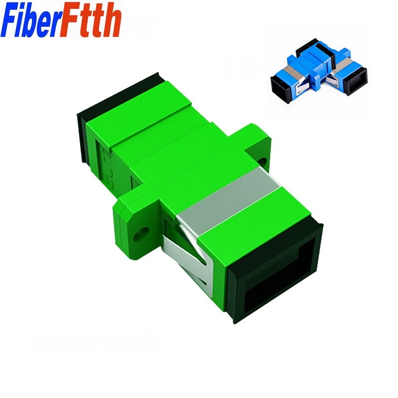 FTTH SC-APC/UPC Flange Coupler Adapter Connector Ftth Fiber Optic ...
