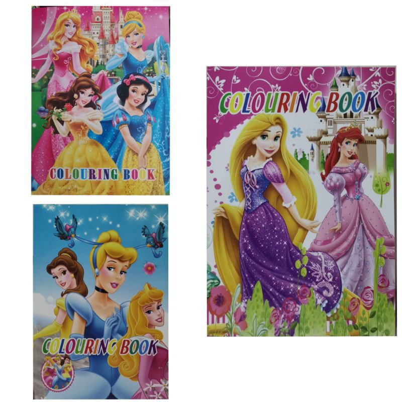 Disney Princess/Princesses coloring book with stickers for birthday ...