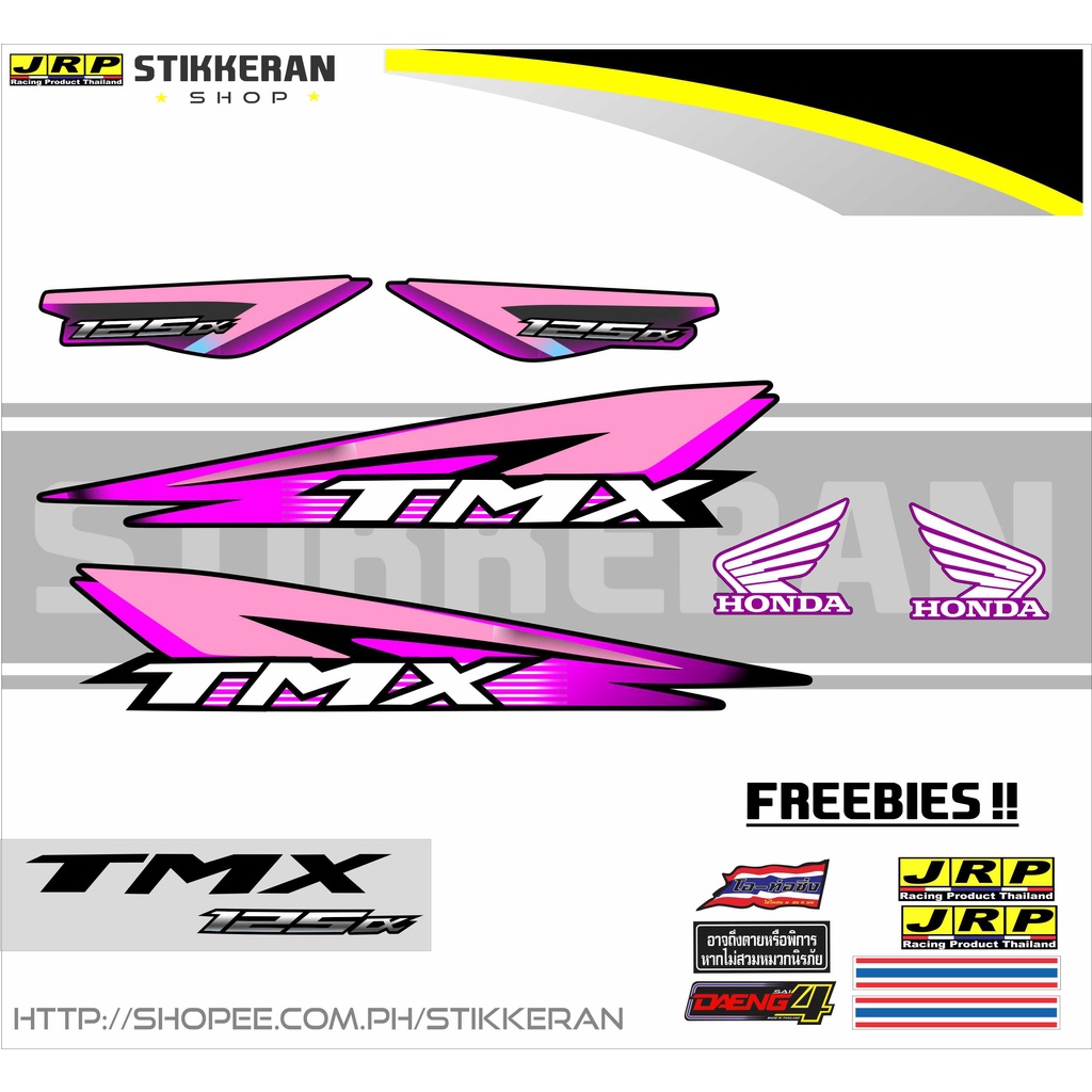 TMX 125 CX ALPHA STOCK DECAL PREMIUM QUALITY | Shopee Philippines