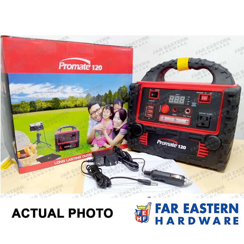 PROMATE 200W Power Station 120 Powerstation Powerbank | Shopee Philippines