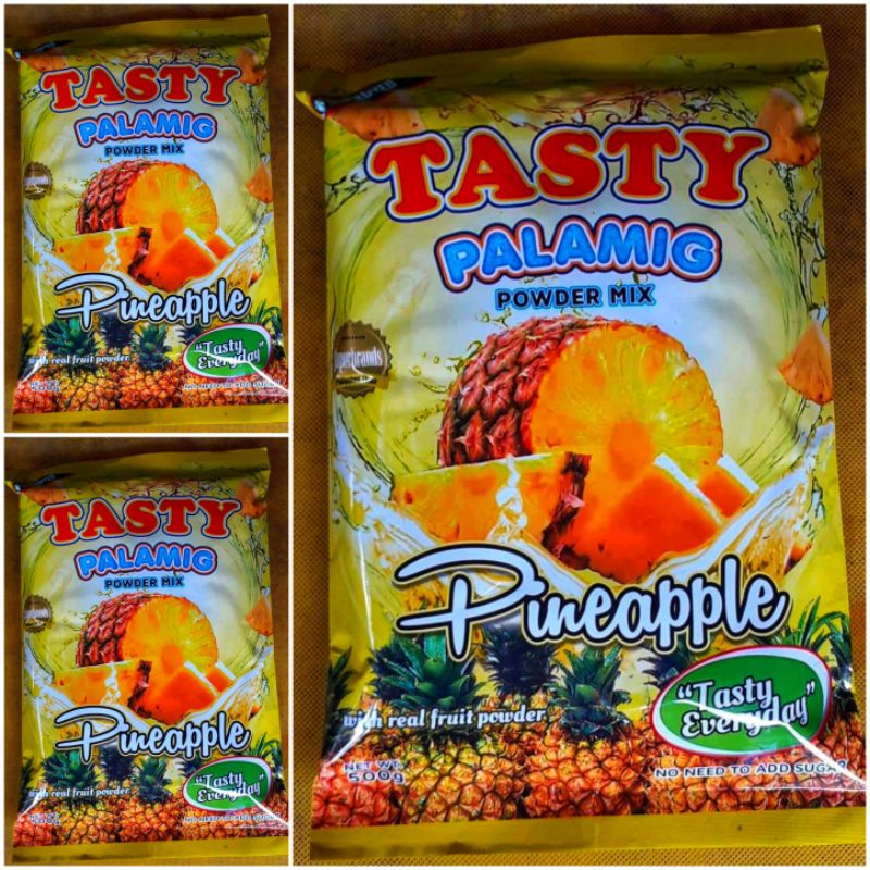 TASTY PALAMIG POWDER MIX | PINEAPPLE | 1/2 KILO | Shopee Philippines