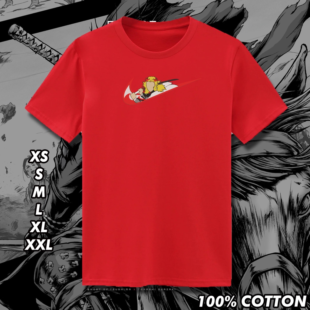 NIKE X Demon Slayer Kimetsu No Yaiba Rengoku Anime High Quality Premium ...