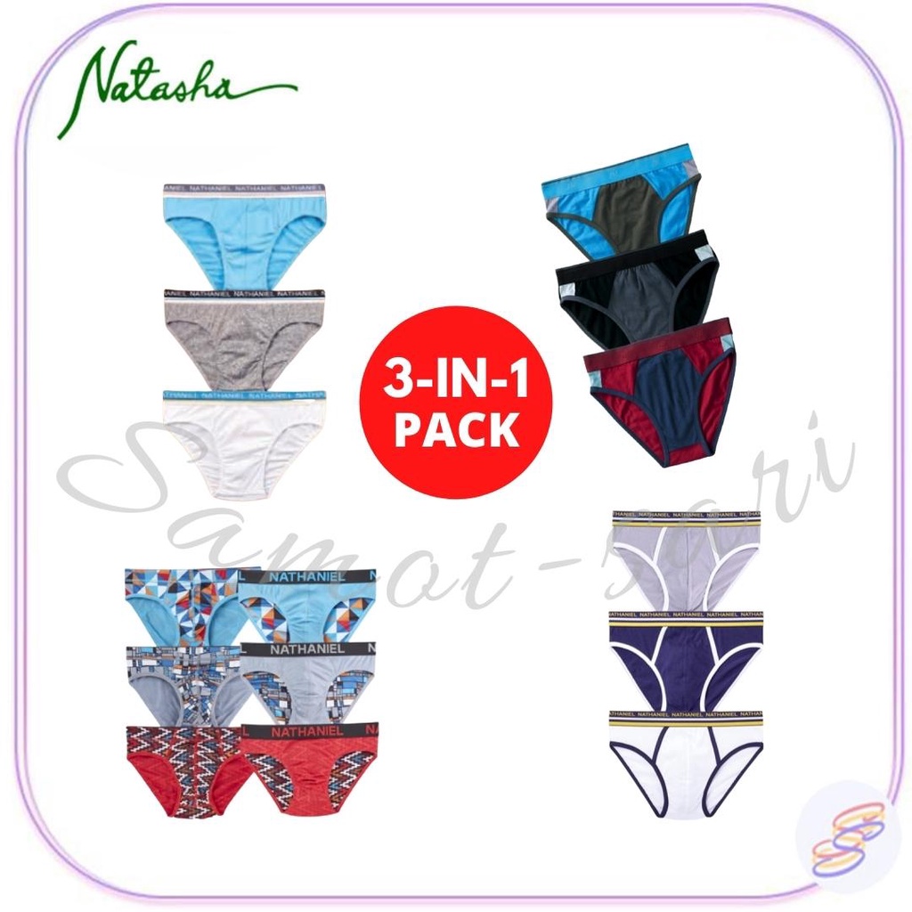 Natasha 3-in-1 Nathaniel Men's Underwear Brief - Henrick / Alvarez ...