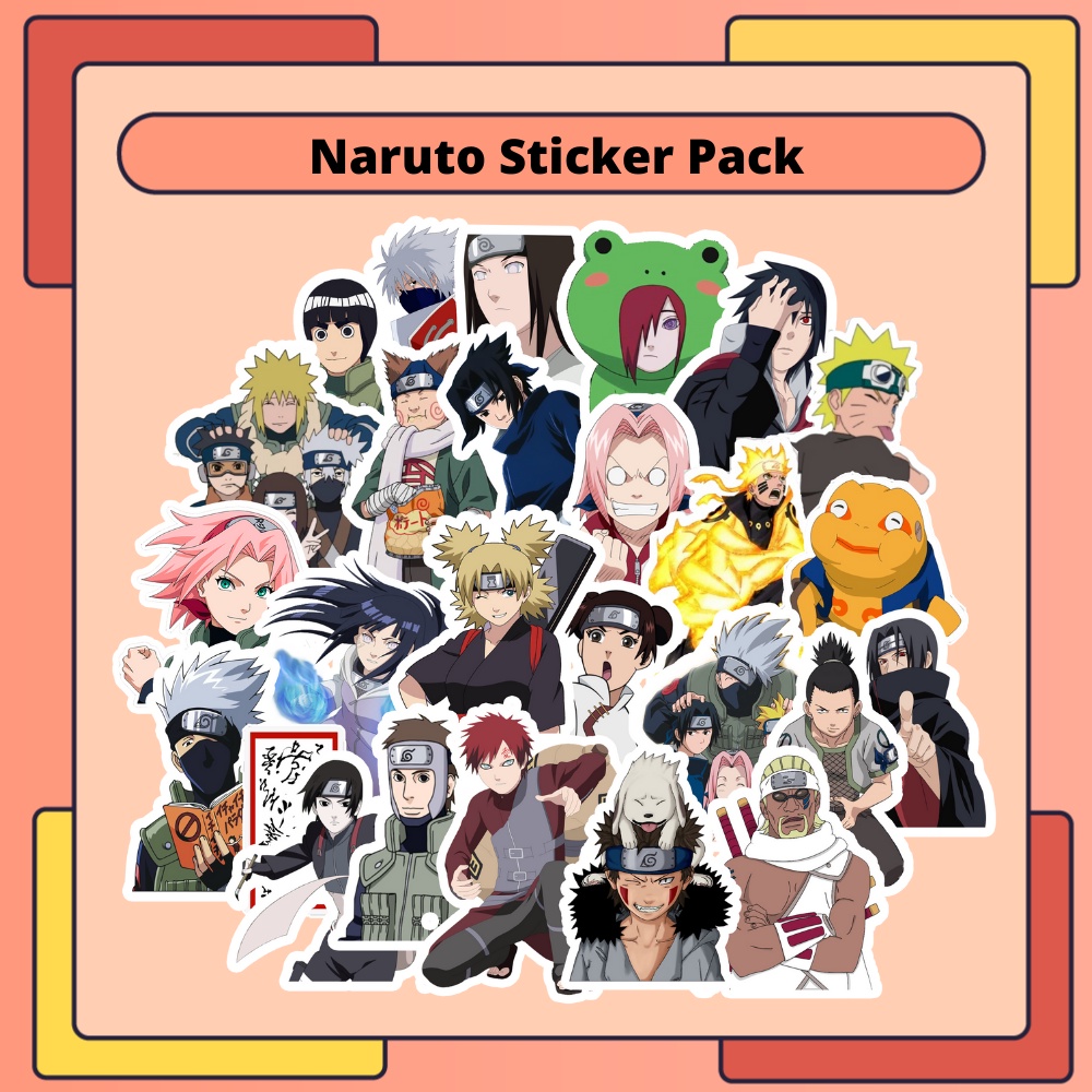 Naruto Shippuden Sticker Pack | Shopee Philippines