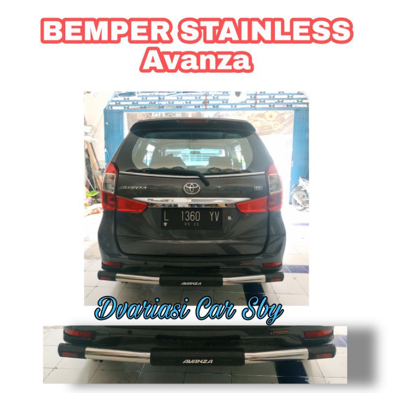 Stainless Steel Rear Bumper for Avanza Xenia | Shopee Philippines