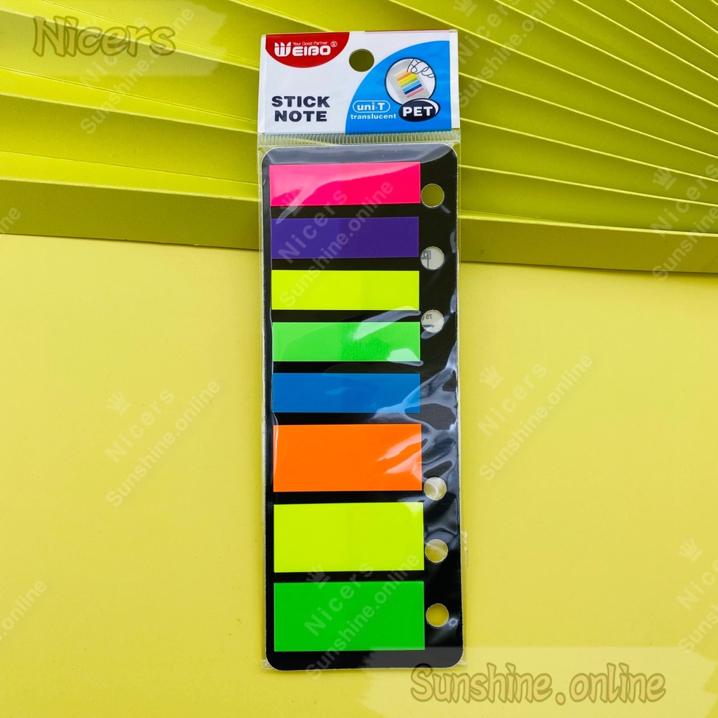 Neon Color Pet Sticky Note Special Adhesive | Shopee Philippines