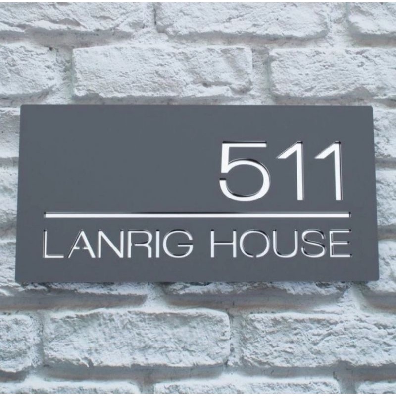 Minimalist HOUSE NUMBERS, SIMPLE VARIATION HOUSE NUMBERS, MODERN HOUSE ...