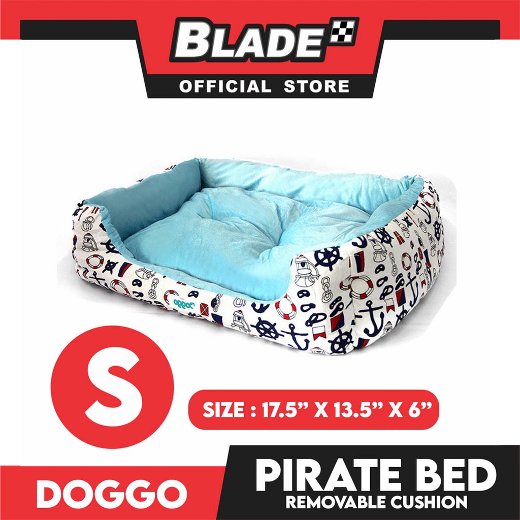 Doggo Pirate Bed (Small) Pet Sleeping Bed Dog Bed Pirate Theme | Shopee ...