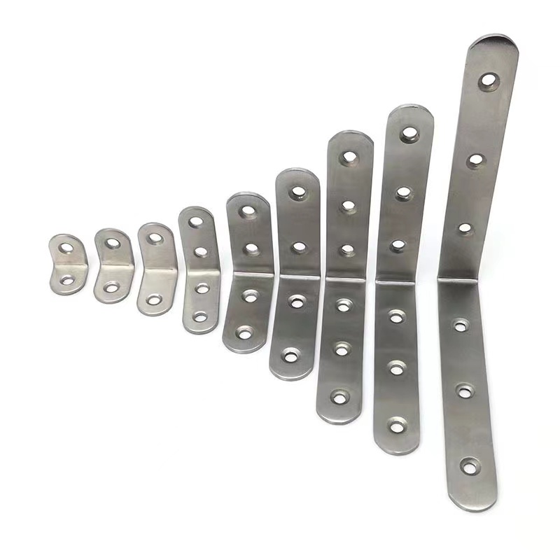10pcs Right Angle Bracket Corner Brace Stainless Steel L Shape