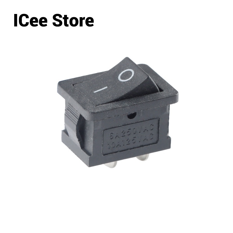 5Pcs KCD1 Rocker Switch 21*15mm 6A/250V AC 10A/125V AC Black White Red ...