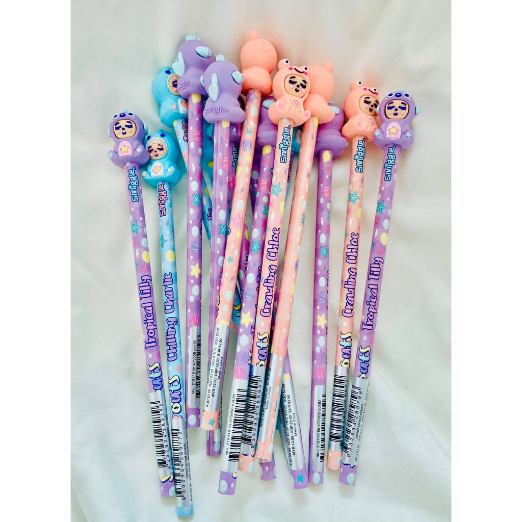 Smiggle Pencil with Scented Sleepy Sprout Topper | Shopee Philippines