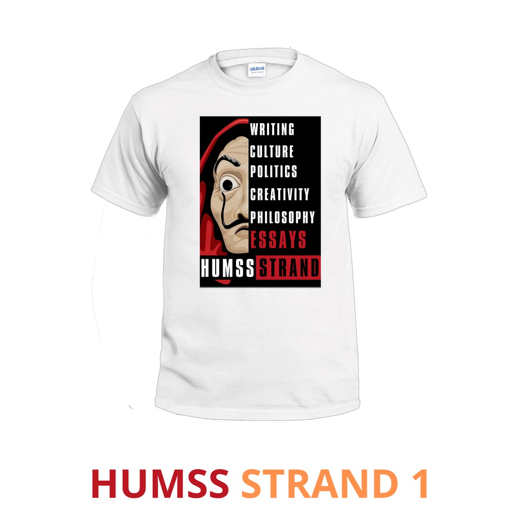 HUMSS Strand T-Shirt (White) | Shopee Philippines