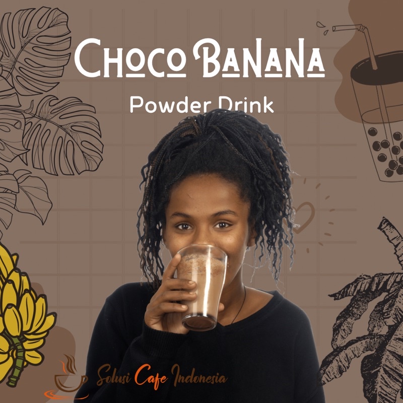 Choco Banana Sachet Drink Powder 30gr Surabaya Cafe Indonesia Solution ...