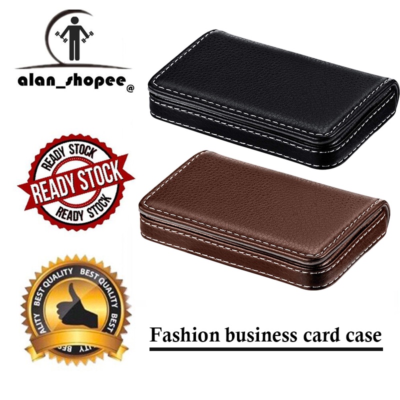 Business Card Case Leather Business Card Holder Pocket Business Card ...