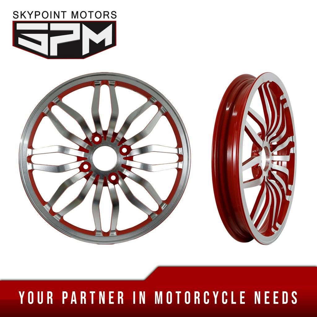 SIDECAR MAGWHEEL 4 HOLES 16SPOKES 185X17 TGO MCLAREN (9204-516-Red ...