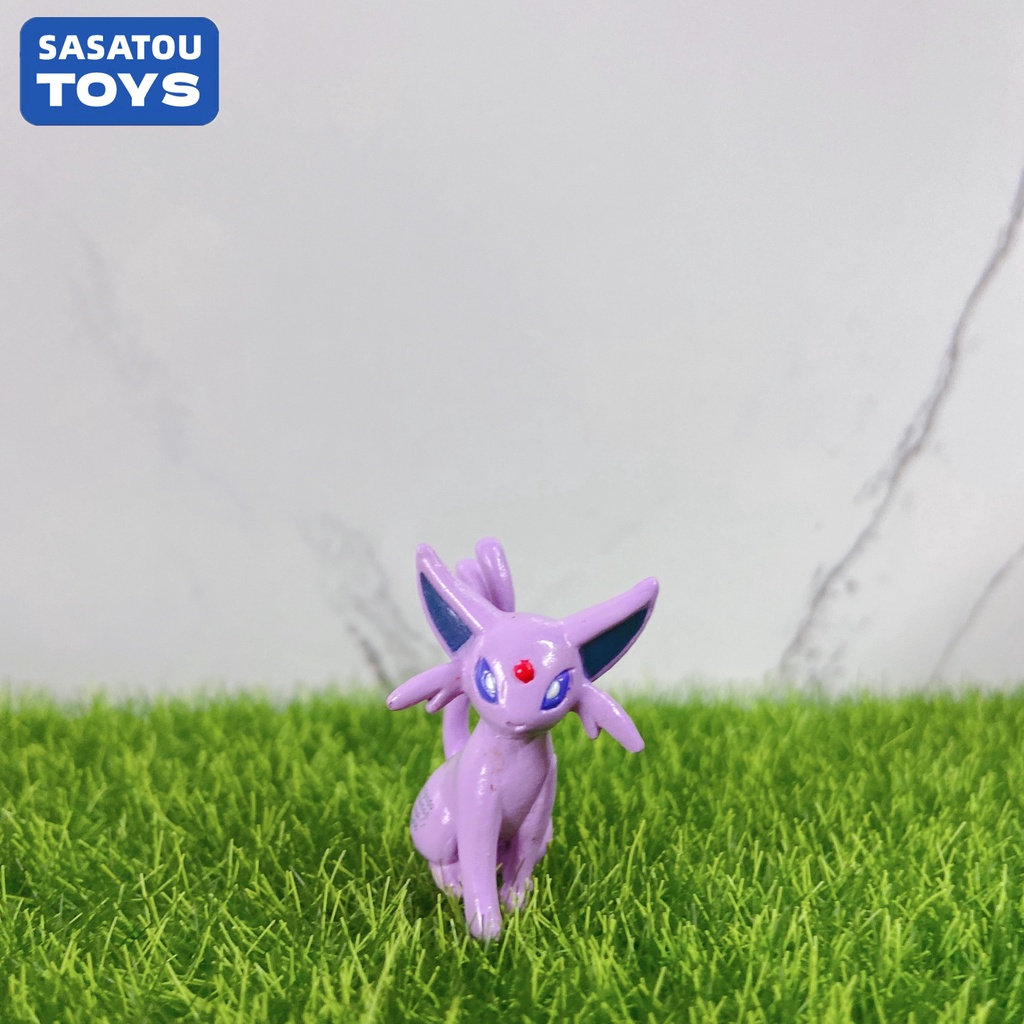 Pokemon figures Eevee Vaporeon Jolteon Flareon Sylveon Espeon Umbreon Glaceon Leafeon moncolle ...