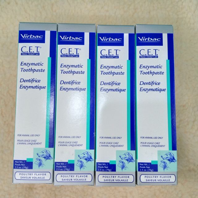 Virbac Enzymatic Toothpaste for Cat and Dog Poultry Flavor | Shopee ...