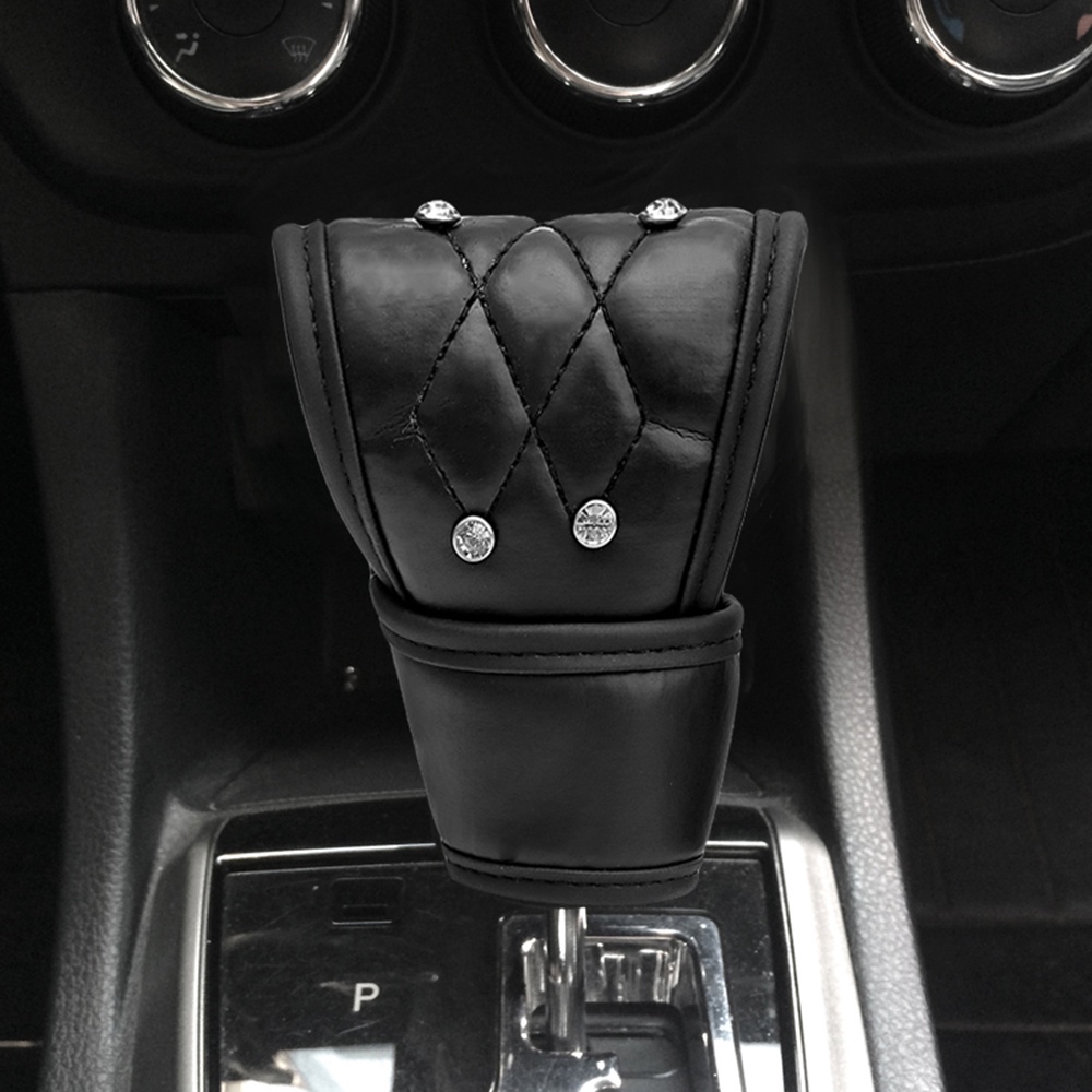 Gear Shift Knob Cover Handbrake Universal Car Auto Hand Brake Gear ...