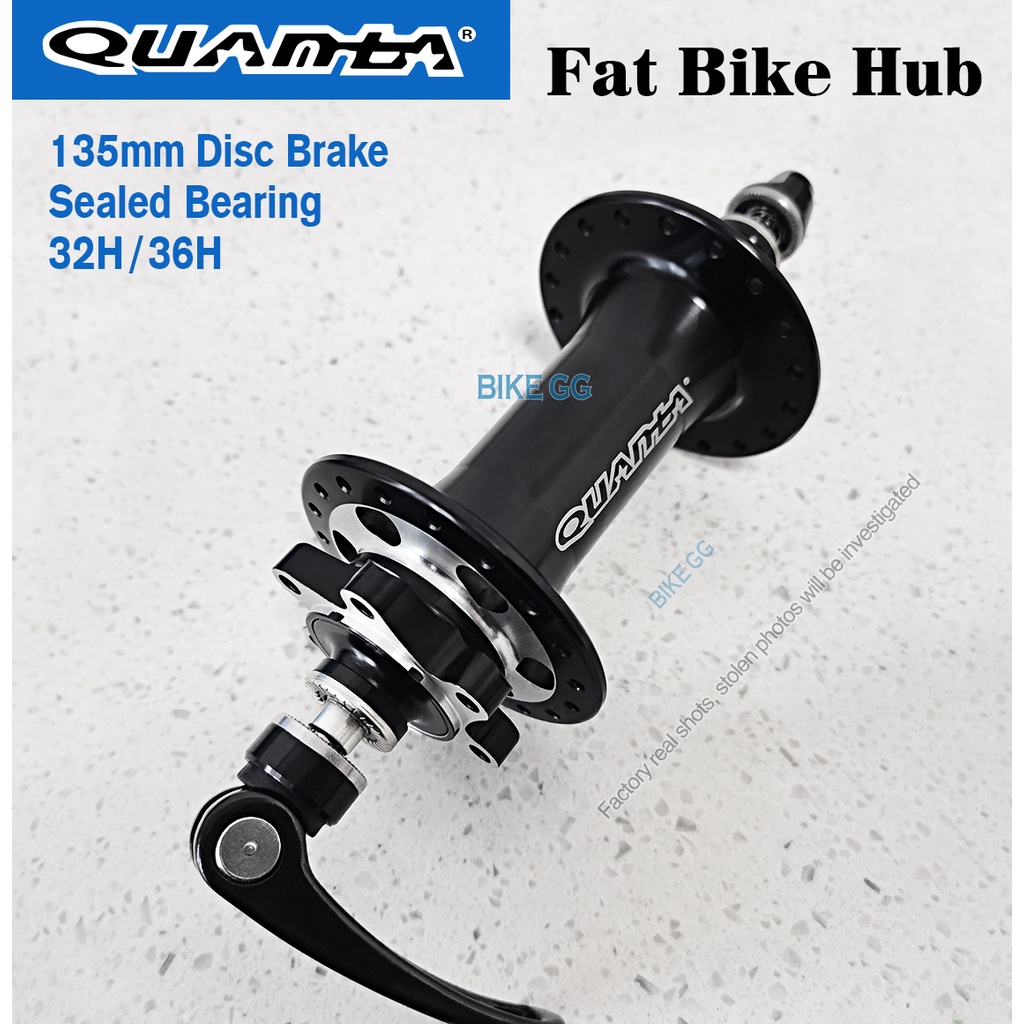 Original QUANTA Fat Bike cassette disc brake hub 32H/36H beach snow ...