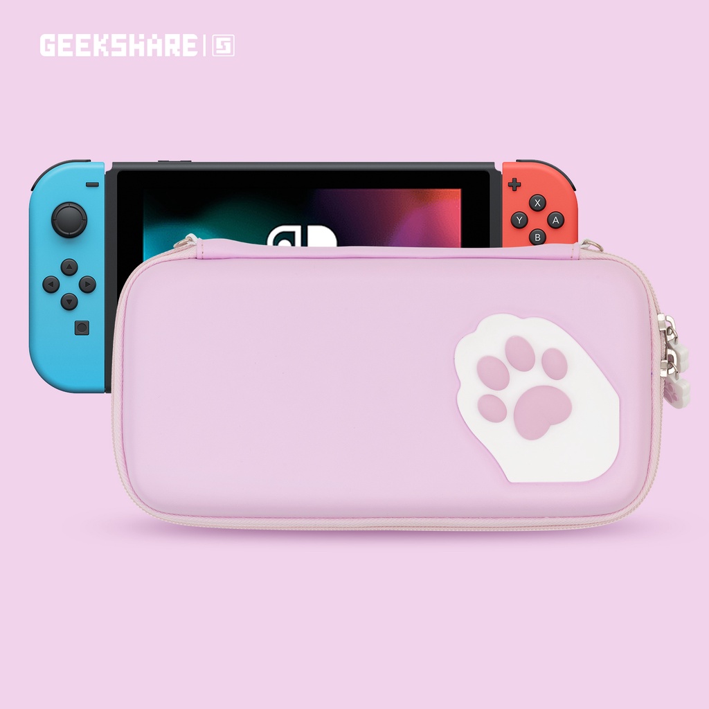 GeekShare Cat Paw Carrying Case for Nintendo Switch&OLED and switch ...