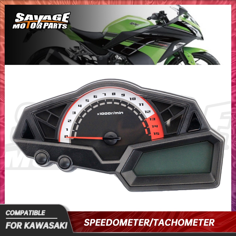 Speedometer Tachometer Digital For KAWASAKI NINJA 250 300 EX250 2013 ...