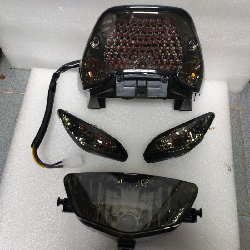 Headlamp head lamp signal assy tail lamp assy (tinted/smoke) yamaha y125zr 125zr 125 zr y125z ...
