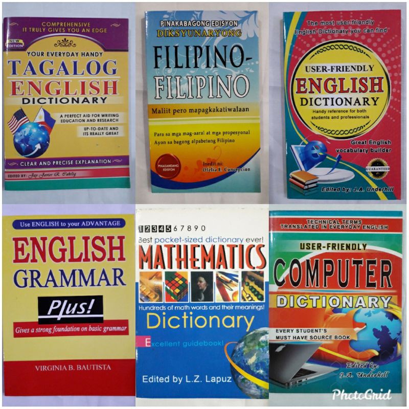 Pocket Dictionary Guide Book Reference Book English Grammar Booklet ...