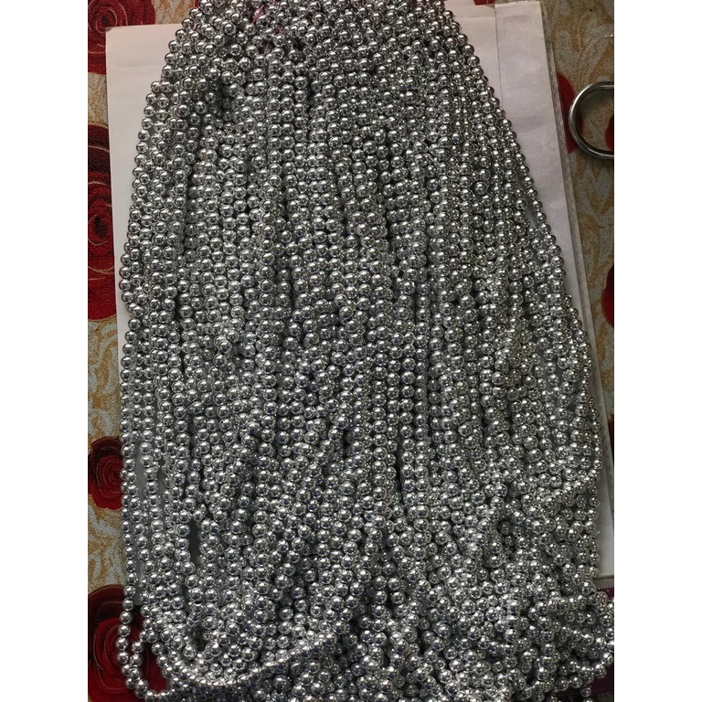 Silver ball chain & per meter | Shopee Philippines