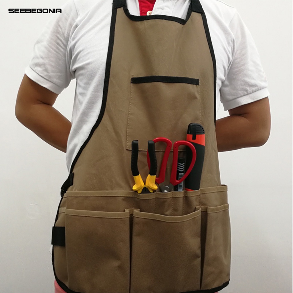 New* Work Apron Durable Tool Storage Work Apron Adjustable | Shopee ...