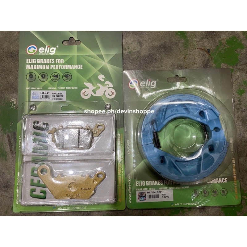 ELIG Ceramic Brake Pad and Brake Shoe for Aerox V1 V2 | Shopee Philippines