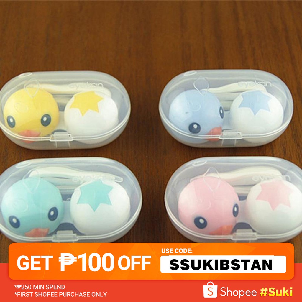 Eyeshare Duck Contact Lens Case Container Storage Box 1 Pc. | Shopee ...