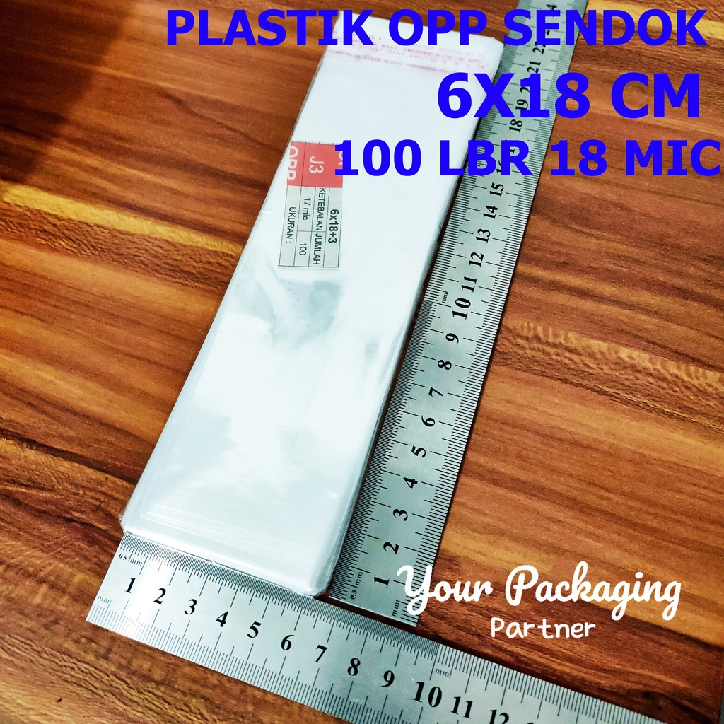 Opp PLASTIC 6X18 FORKSPOT WRAPPING WITH GLUE / SEAL 6X18 100 LBR/FULL ...