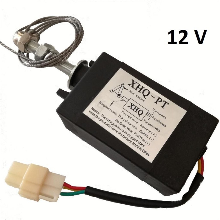 Selenoid Genset XHQ PT 12V Solenoid Generator Box Stop Engine | Shopee ...