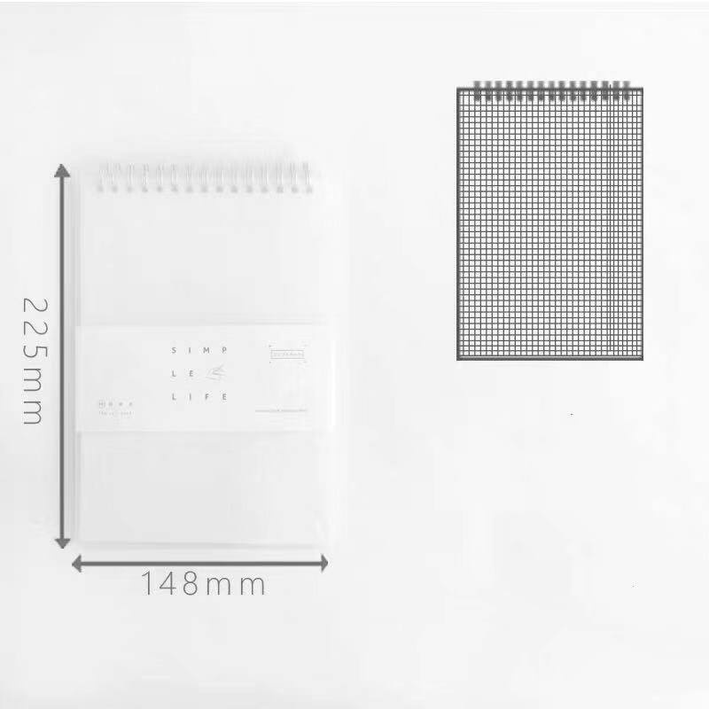 SO.Cute A5 Muji Style Steno Notebook （Grid,Blank,Dotted,Lines) | Shopee ...