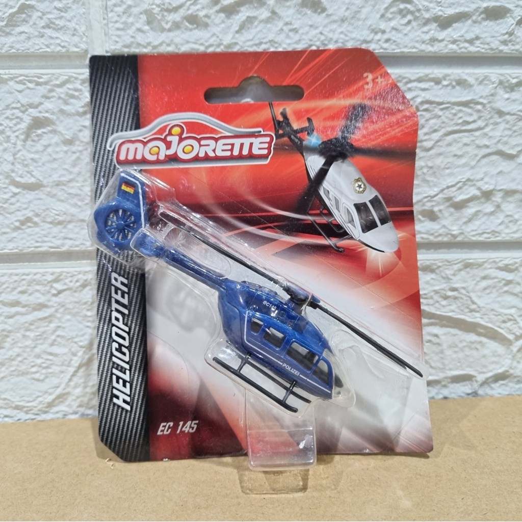 Diecast Majorette Helicopter EC 145 Polizei German Police Navy Blue ...