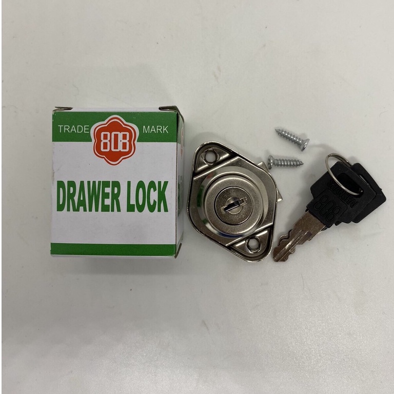 [ONIC] Drawer Lock 808 (2 holes) | Shopee Philippines