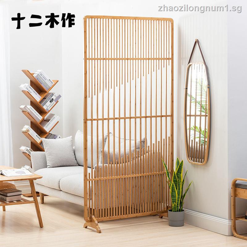 Japanese style bamboo screen partition living room household simple ...