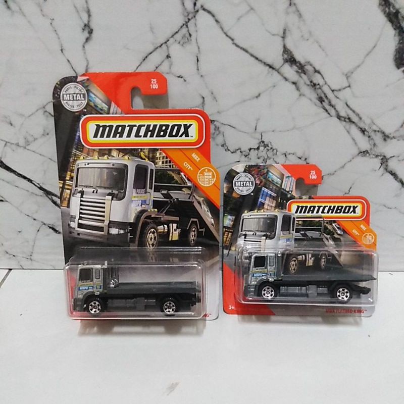 Matchbox Mbx Flatbed King Grey (Bad Card) | Shopee Philippines