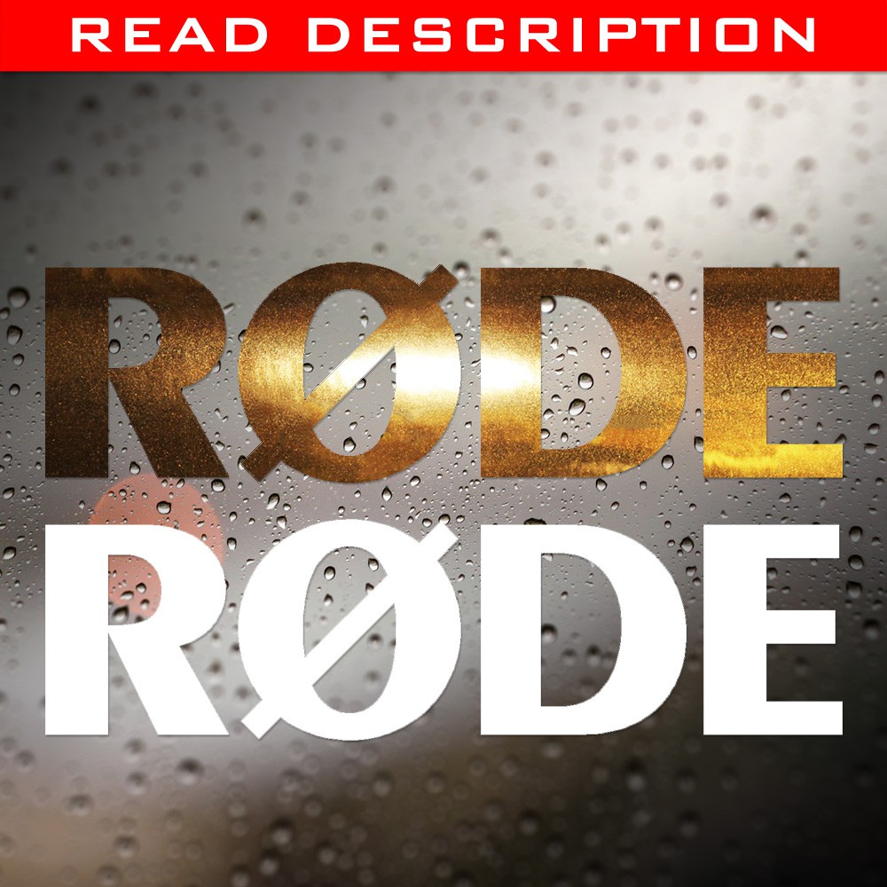 Sticker | Rode Microphones | Logo | Weather Proof Decal | 6 inches ...