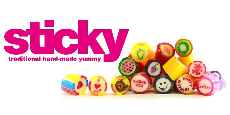 STICKY CANDY Gula-Gula HALAL Thank You / Happy Birthday / I Love You ...