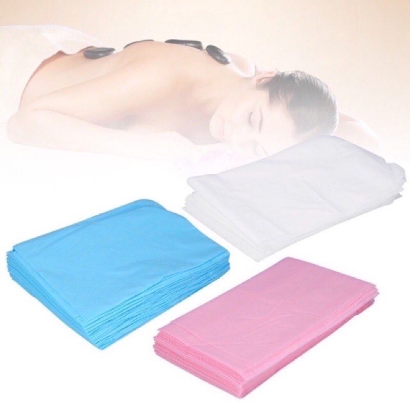 Combo of 10 nylon spa bed sheets, convenient.130*100 | Shopee Philippines