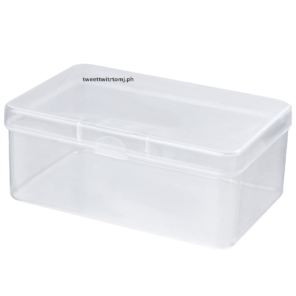 TRTOMJ 17*10.5*7cm Transparent color hard storage boxTransparent color ...