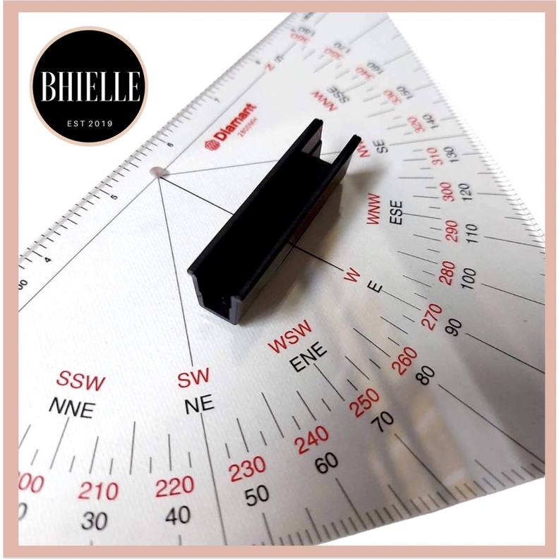 BHIELLE Nautical Protractor Ruler High Quality Rulers | Shopee Philippines