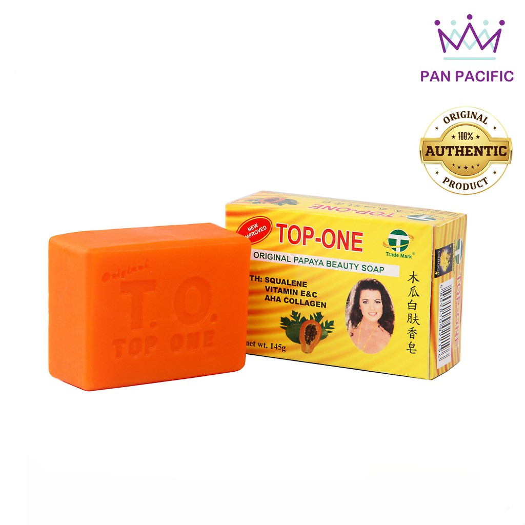 Top One Original Papaya Beauty Soap 145g | Shopee Philippines