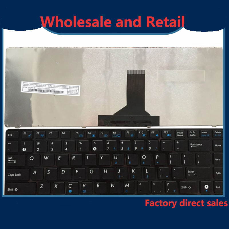 Asus X43 N82 X42J K42 K42D K42J A42JC N43S A43S Replace Laptop Keyboard ...